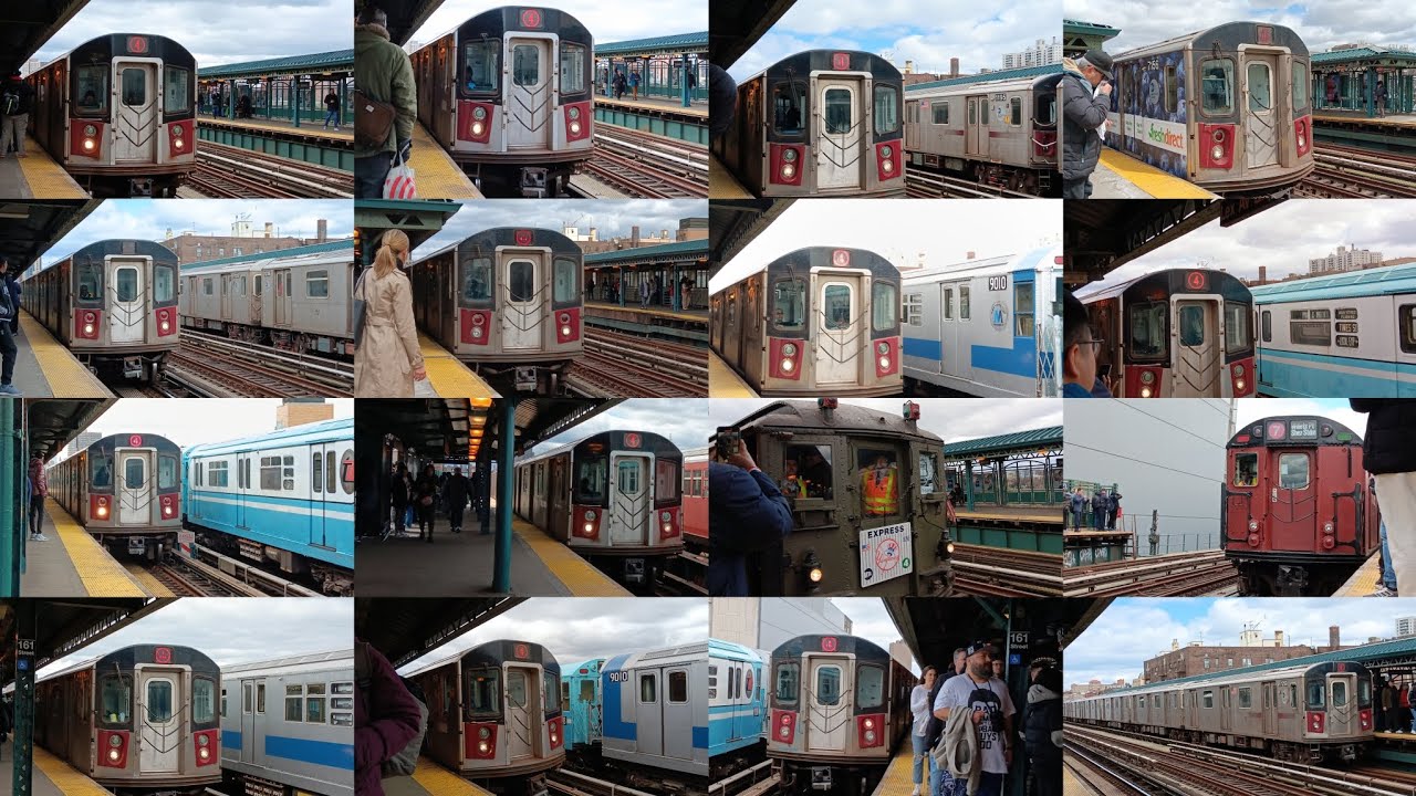 MTA: R142/A (4), Low V & TOMC at 161st Street Yankee Stadium | 4/5/2024 ...