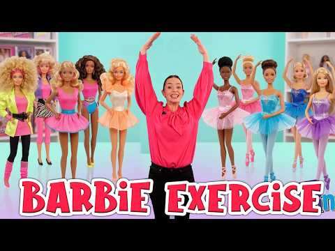 Barbie Exercise for Kids | Become a Barbie Doll with Miss Linky |  Indoor Workout for Children