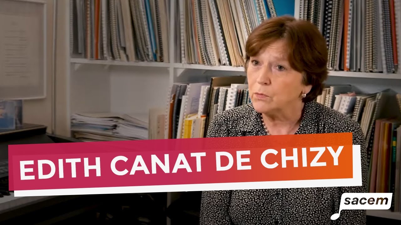 Edith Canat de Chizy | Les coulisses de la création | Musée Sacem - YouTube