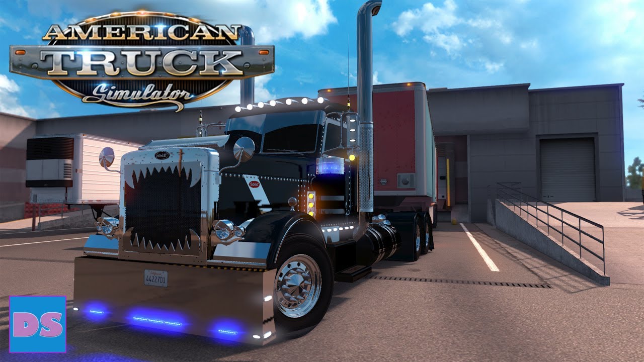 🎮 American Truck Simulator Black & Chrome Pete 389 - YouTube