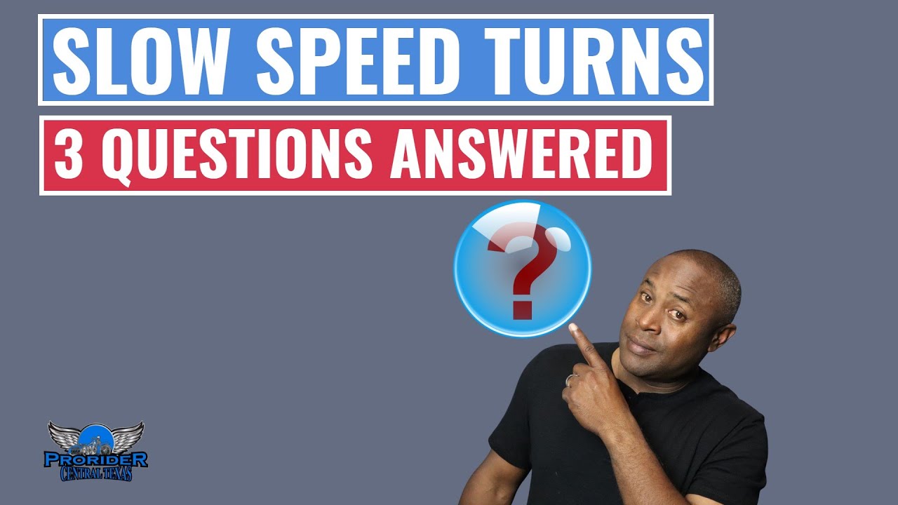 How To Make Slow Speed Turns On A Motorcycle / 3 Common Questions ...