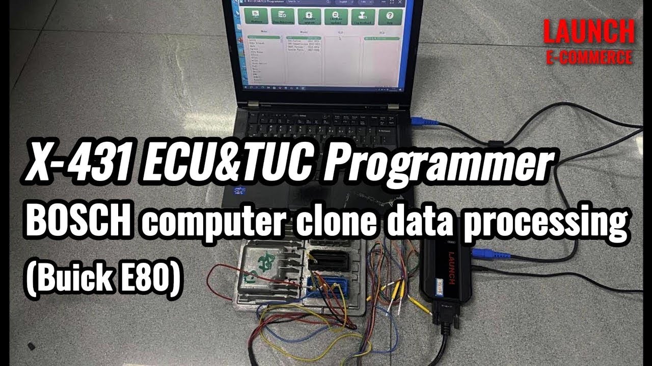 LAUNCH X431 ECU&TCU Programmer | BOSCH computer clone data processing ...