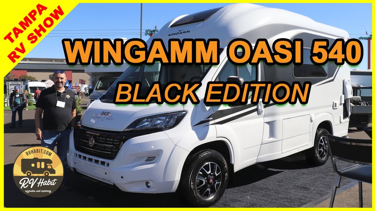 Wingamm Oasi 540 Black Edition Tour - Tampa Florida RV Super Show ...