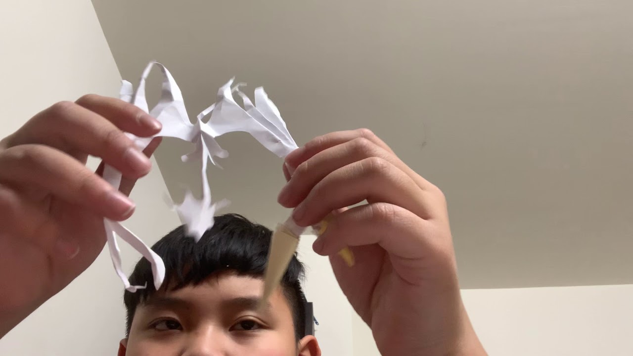 How to make a paper dragon with pinchers - YouTube