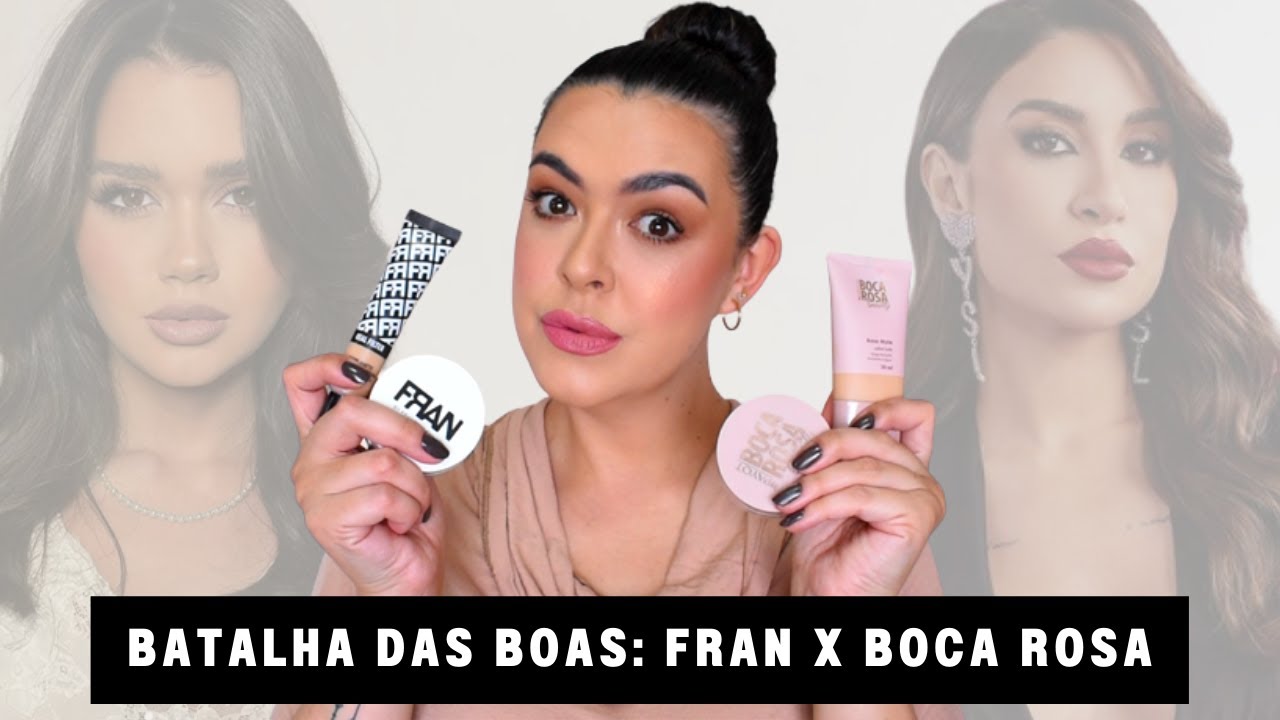 FRAN X BOCA ROSA: Batalha de Maquiagens de Blogueiras Milionárias - YouTube