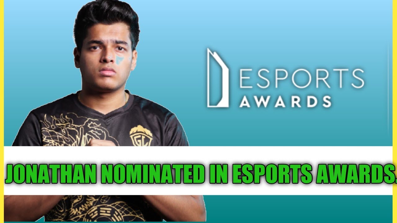 JONATHAN NOMINATED IN ESPORTS AWARDS! HOW TO VOTE FOR JONATHAN? - YouTube