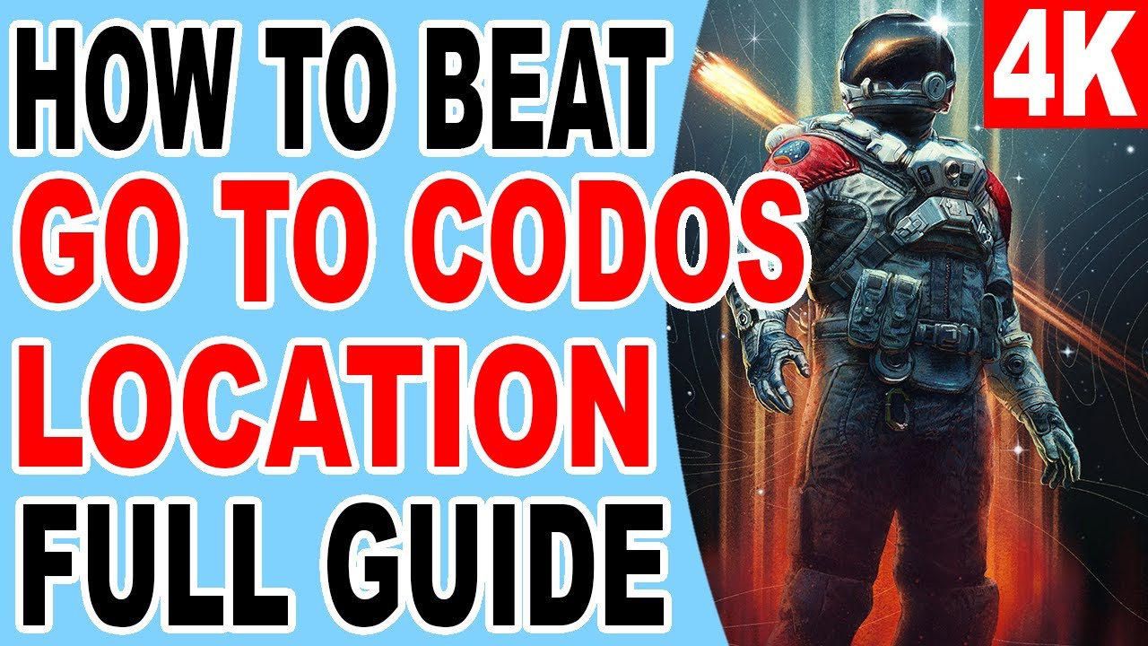 Starfield How to Finish Go to Codos - YouTube