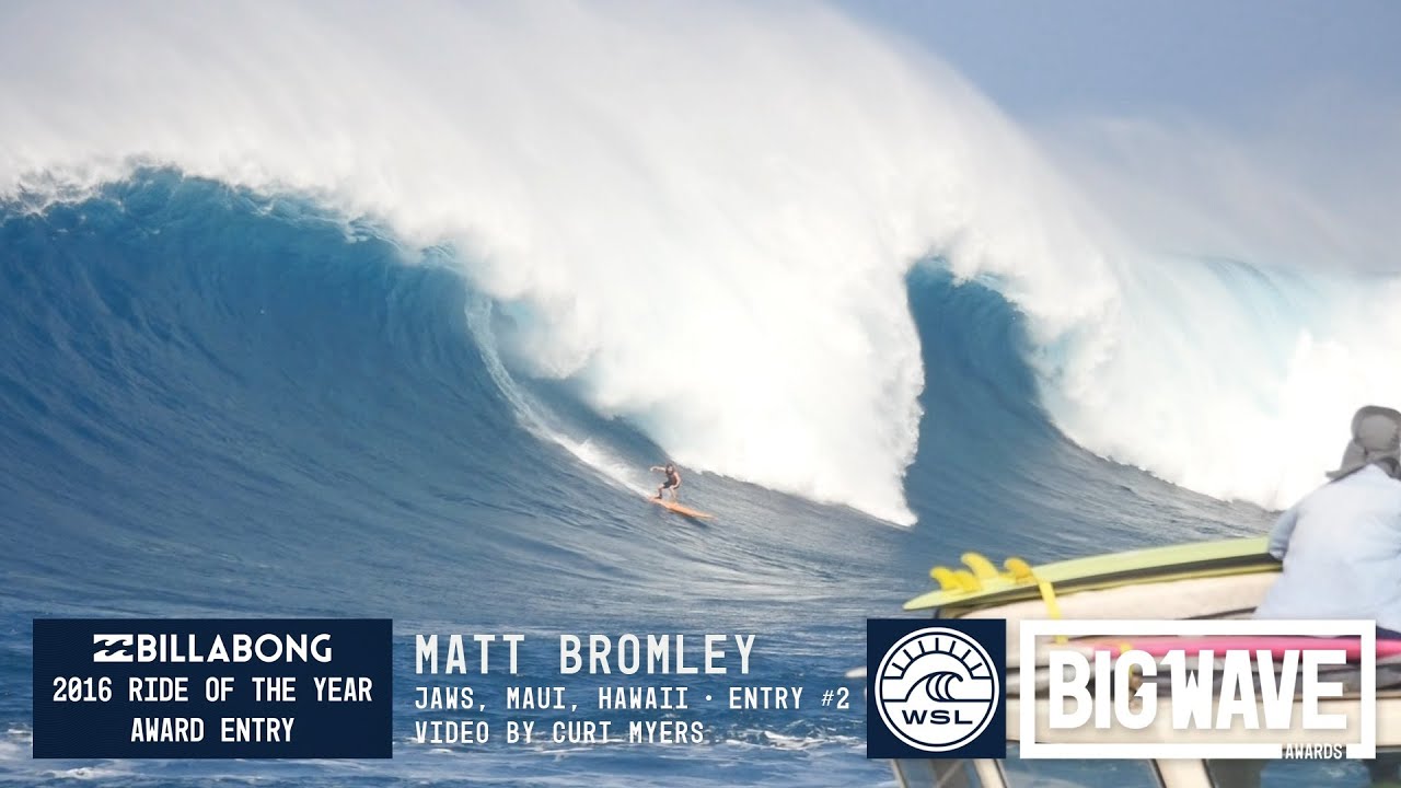 Matt Bromley at Jaws 2 - 2016 Billabong Ride of the Year Entry - WSL ...