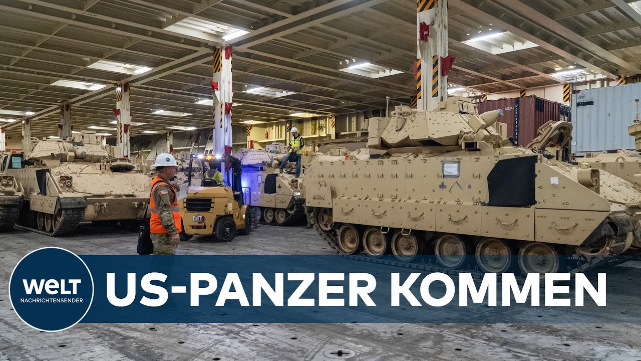 UKRAINE-KRIEG: USA bringen Bradley-Schützenpanzer auf den Weg - YouTube