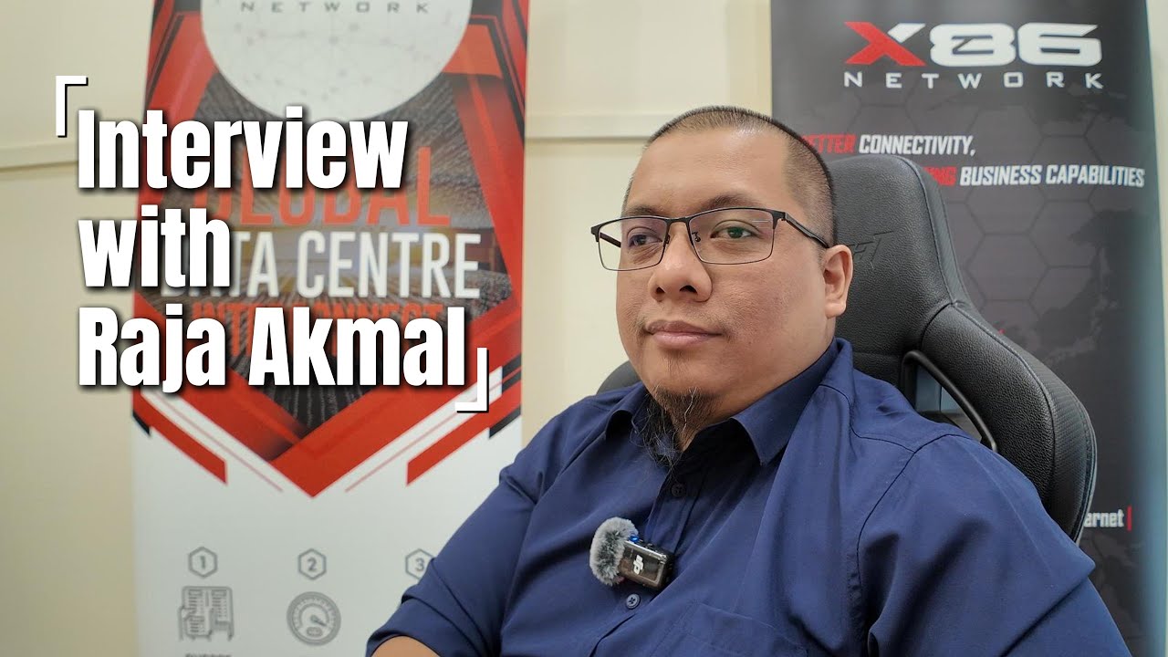 Interview with Raja Akmal, founder and managing director of X86 Network - YouTube