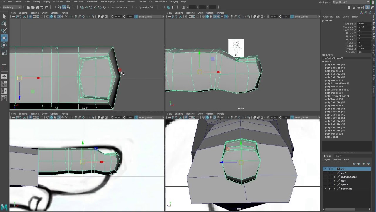 [Maya] Character Modeling and Texturing : Part A- Modeling - # 010 ...