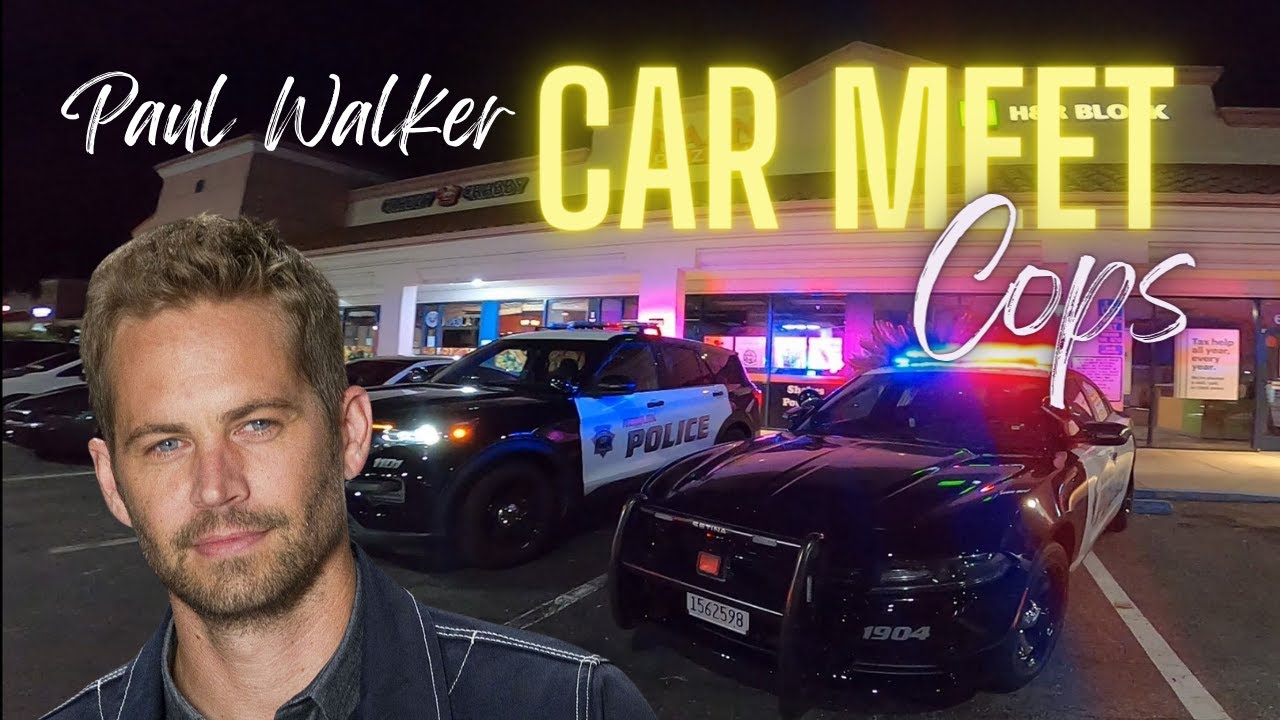 Cops show up at a Paul Walker Car Meet - YouTube
