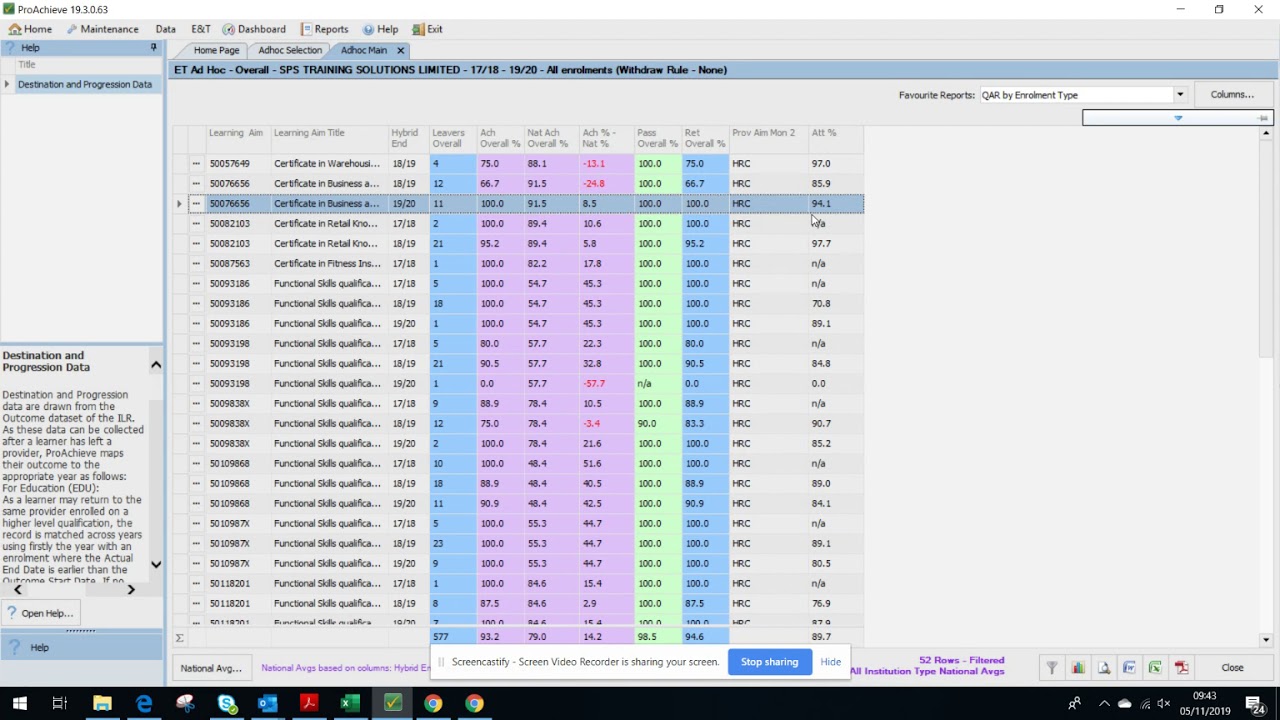 ProAchieve AdHoc Reports - YouTube