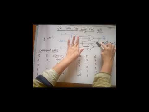SR Flip flop using NOR Gate - YouTube