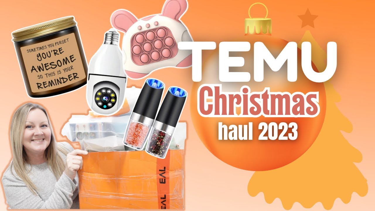 *HUGE* 2023 TEMU CHRISTMAS HAUL | GREAT GIFT IDEAS & MORE! - YouTube