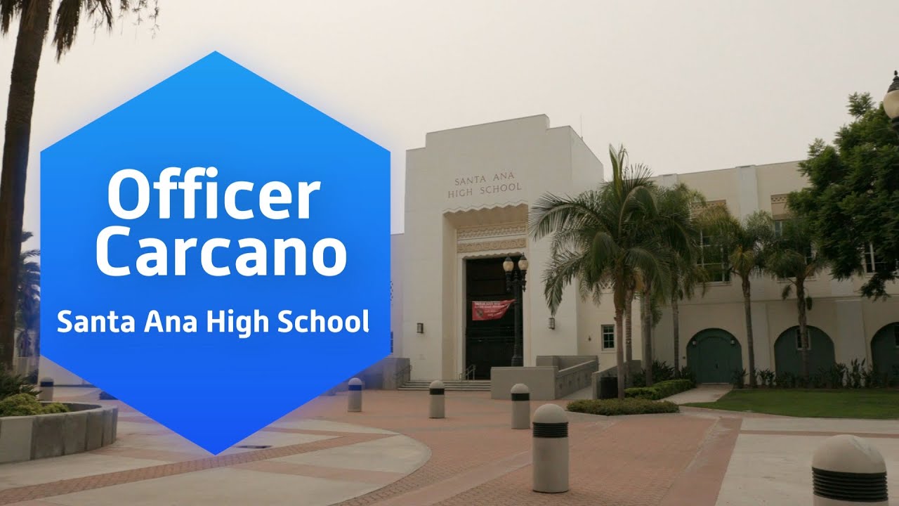 Meet Your SROs Santa Ana High School's Luis Carcano - YouTube