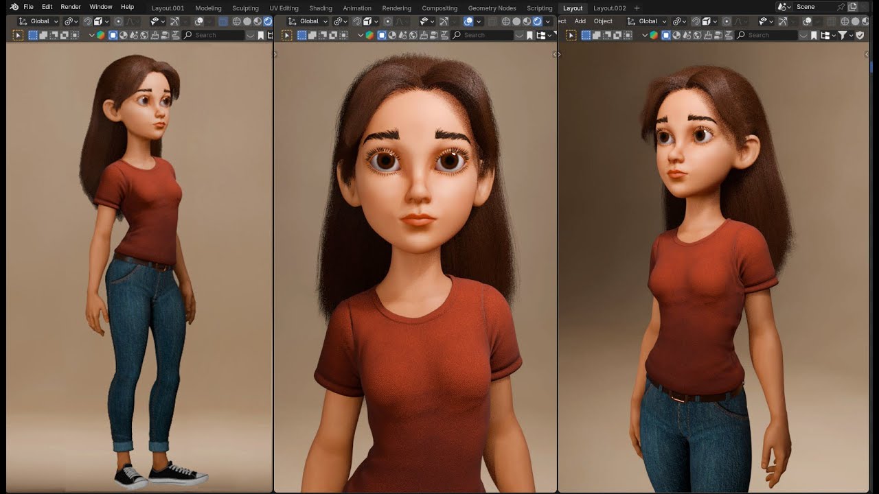 Stylized Character Modeling Blender 4 4 - YouTube