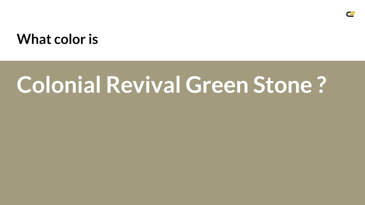 Colonial Revival Green Stone color #a39b7e hex color - Yellow color ...