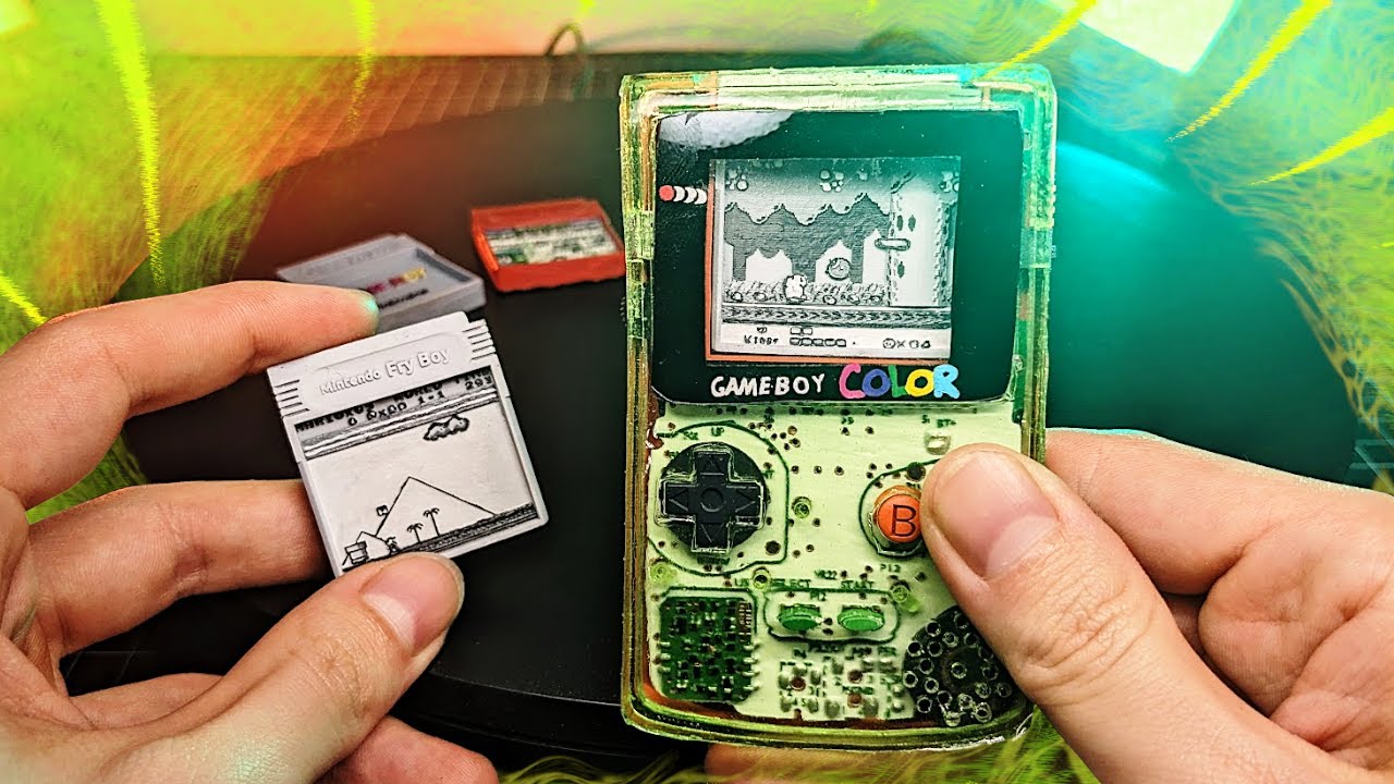 More 3D Printed Gameboy Cartridge Toys - YouTube
