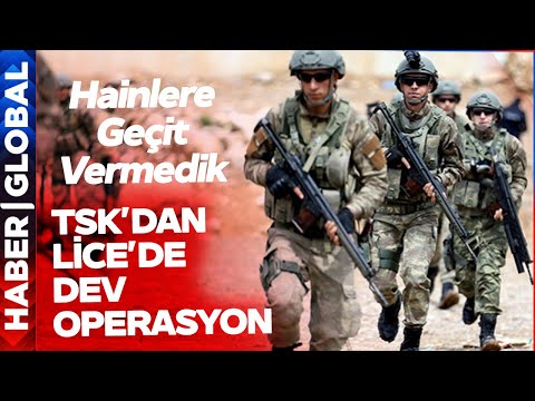 Türkiye'de Lice'de Dev Operasyon! Kırmızı ve Gri Kategoride Arananlar Etkisiz Hale Getirildi!