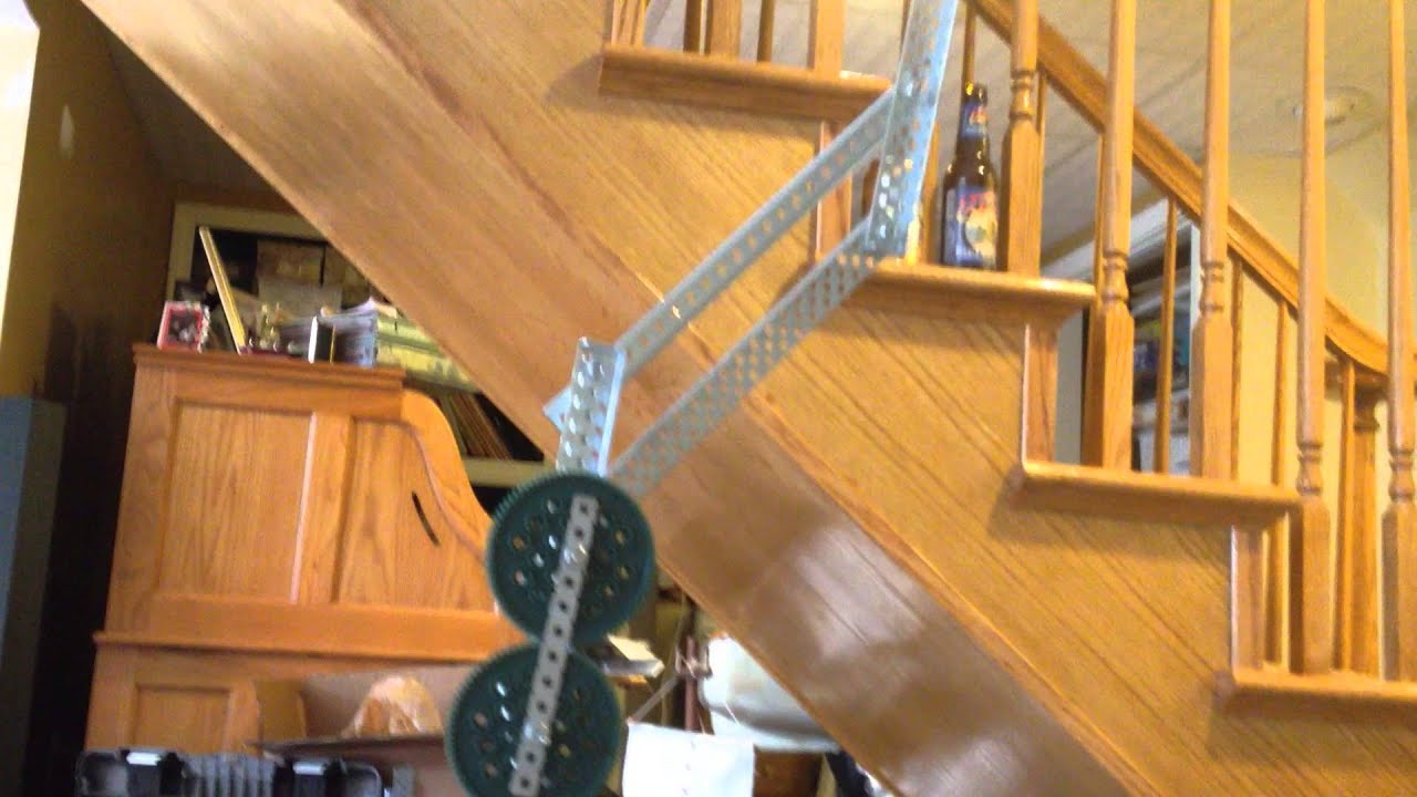 Prototype double reverse 4-bar - YouTube