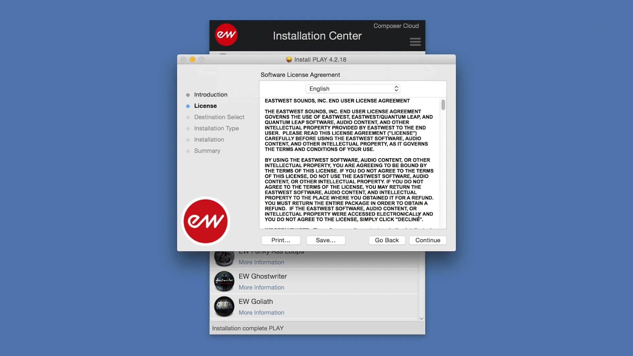 EW Purchase Installation Center Tutorial - YouTube