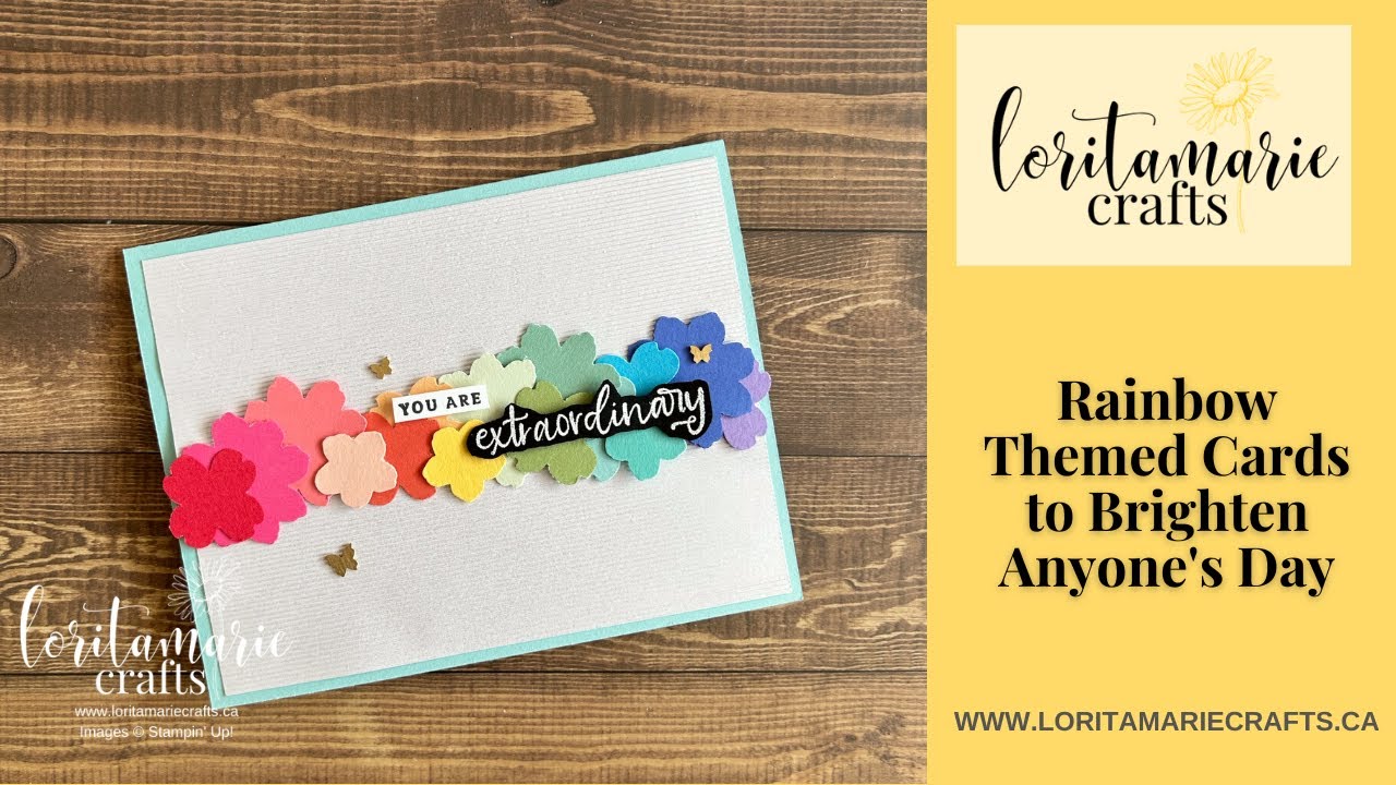 Rainbow Themed Cards To Brighten Your Day - YouTube
