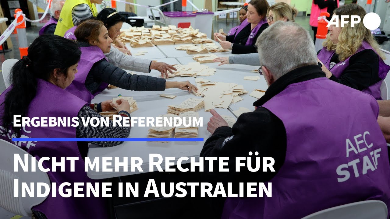 Australien: Referendum über mehr Rechte für Indigene gescheitert | AFP ...