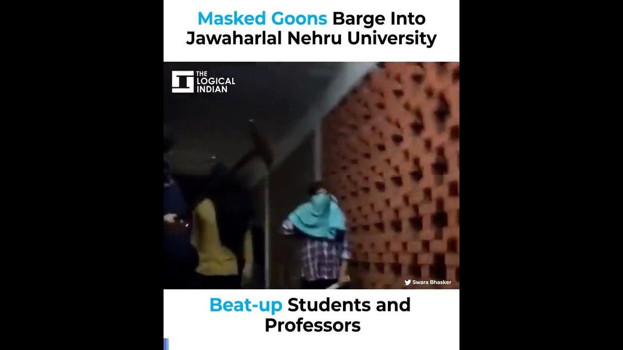 Masked Goons Barge Into Jawaharlal Nehru University Beat-up Students ...