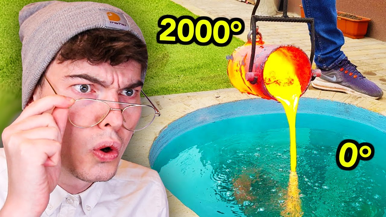 lava vs stuff (oddly satisfying) - YouTube
