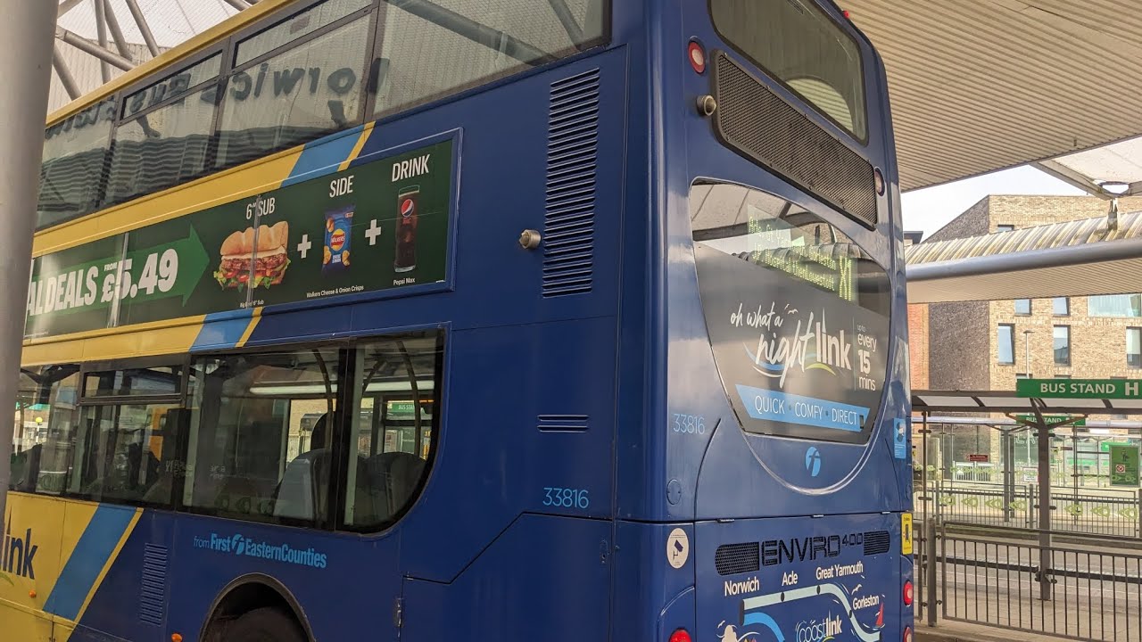 First Norfolk and Suffolk 33816 - YouTube