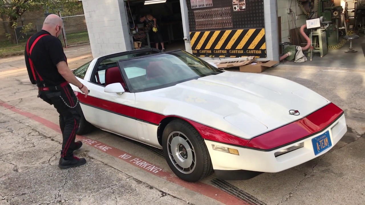 1984 Corvette C4 - A-TEAM Face Man Dirk Benedict - SOLD - - YouTube