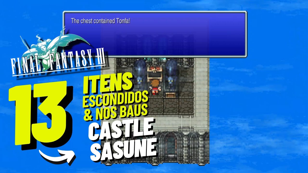 FF3 - All items [ Castle Sasune ] - YouTube