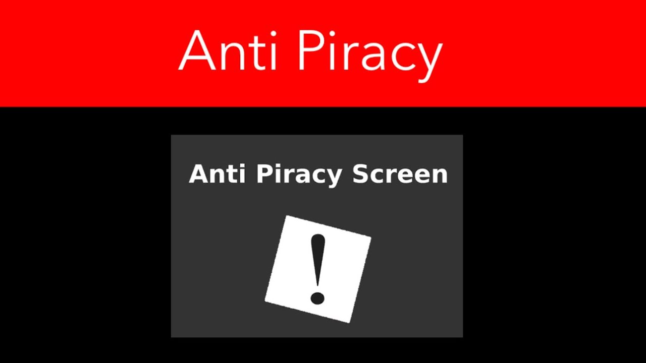 Anti Piracy Screen [BETA] (Roblox Game) Anti Piracy Screen (For ...