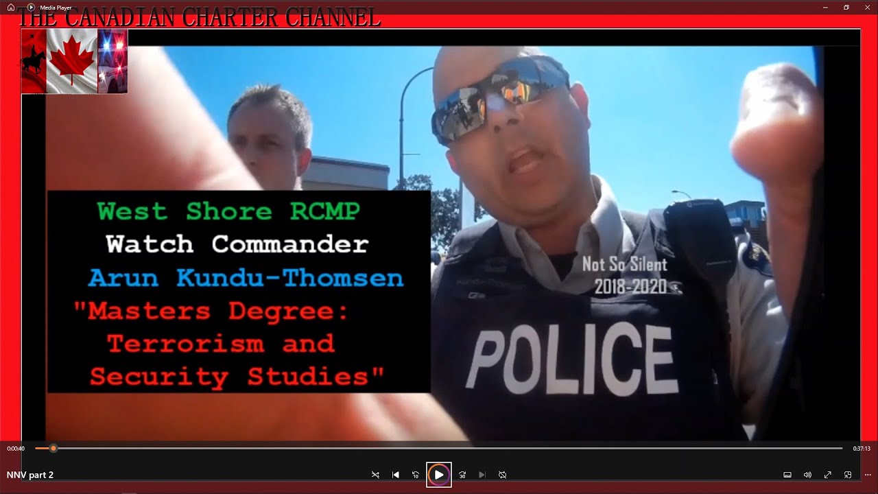 RCMP violate the Charter and break their oath part 2 - YouTube