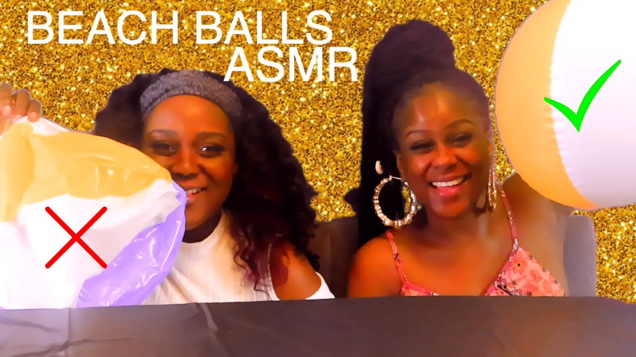 Beach Balls Asmr Blowing Popping And Deflating Beach Balls Youtube