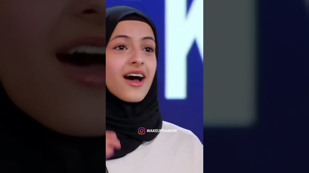 Amena Alsameai singing runaway in Sweden Idol 2021 Audition #shorts ...