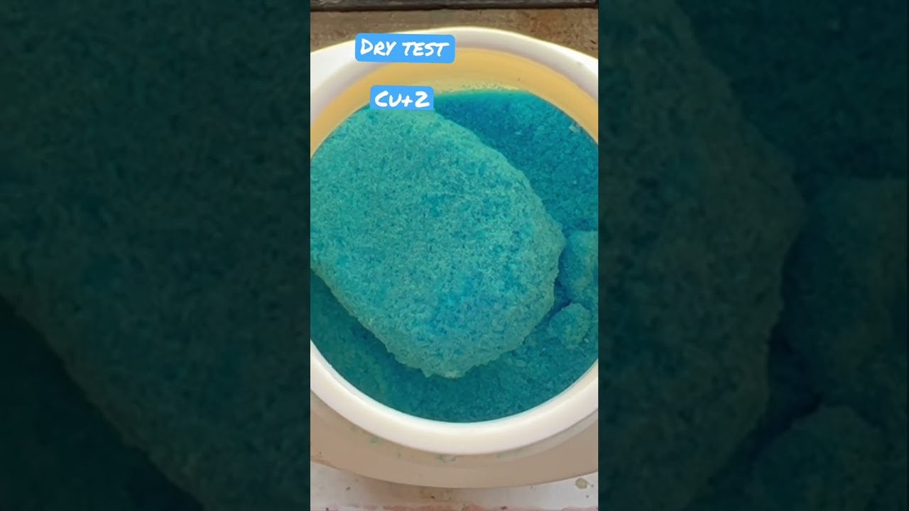 Inorganic salt analysis || Dry test | coloured salt - YouTube