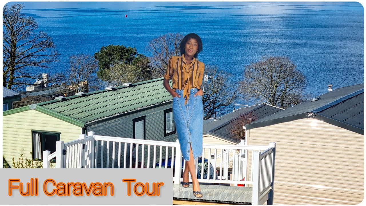 Full Caravan Tour /First time Living in a CARAVAN HOLIDAY PARK. Did it ...