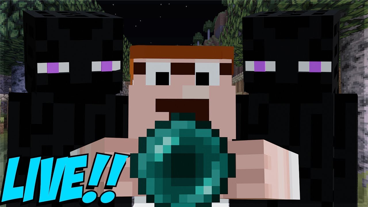 HUNTING FOR ENDER PEARLS!!! - MINECRAFT LIVE STREAM - YouTube