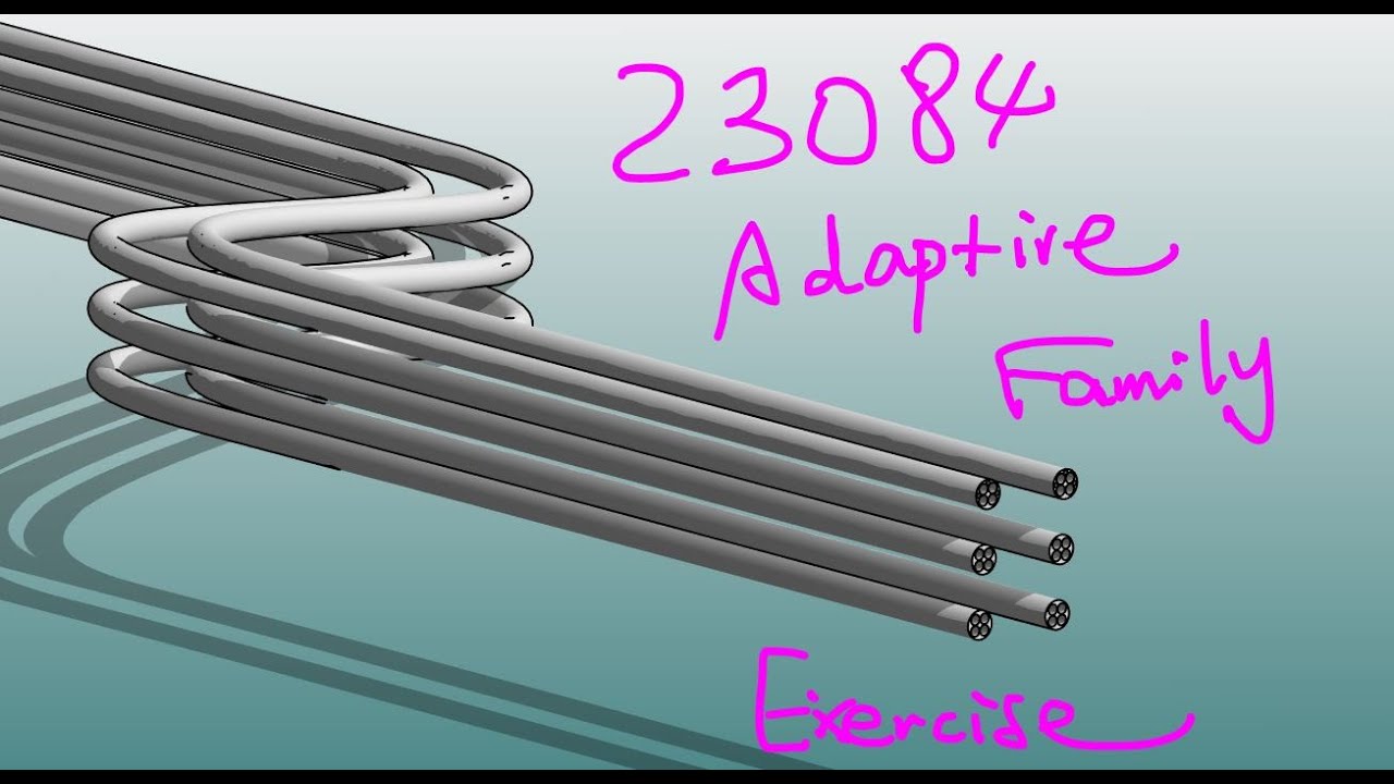 23084 - Revit Adaptive Family Exercise - YouTube