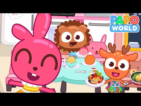Papo Town: Apartment | It's party time! Take pictures with your Papo friends!
