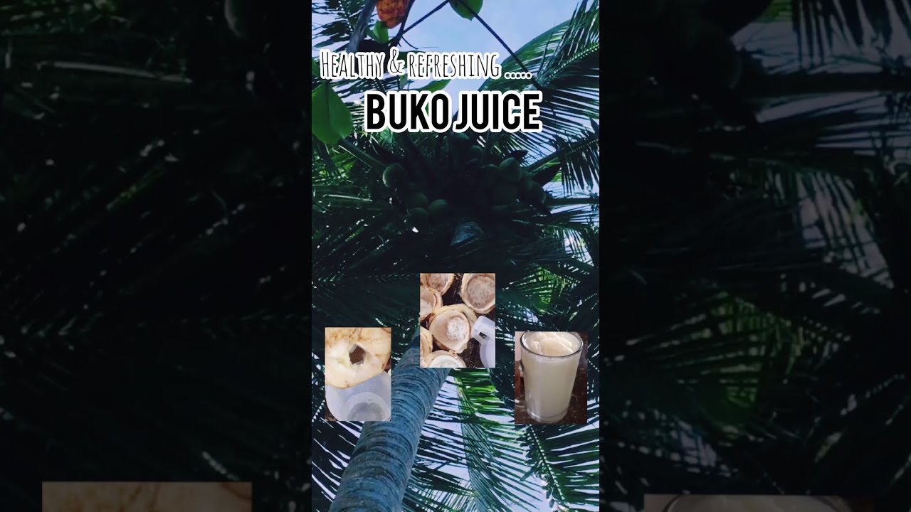 How to prepare fresh “BUKO JUICE”(young green coconut) | Perfect to ...