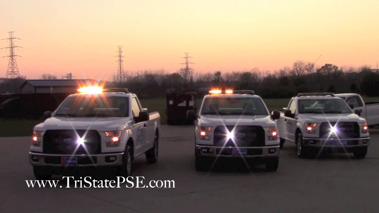 2016 Ford F-150's with SoundOff nForce Light Bars for CTS - YouTube