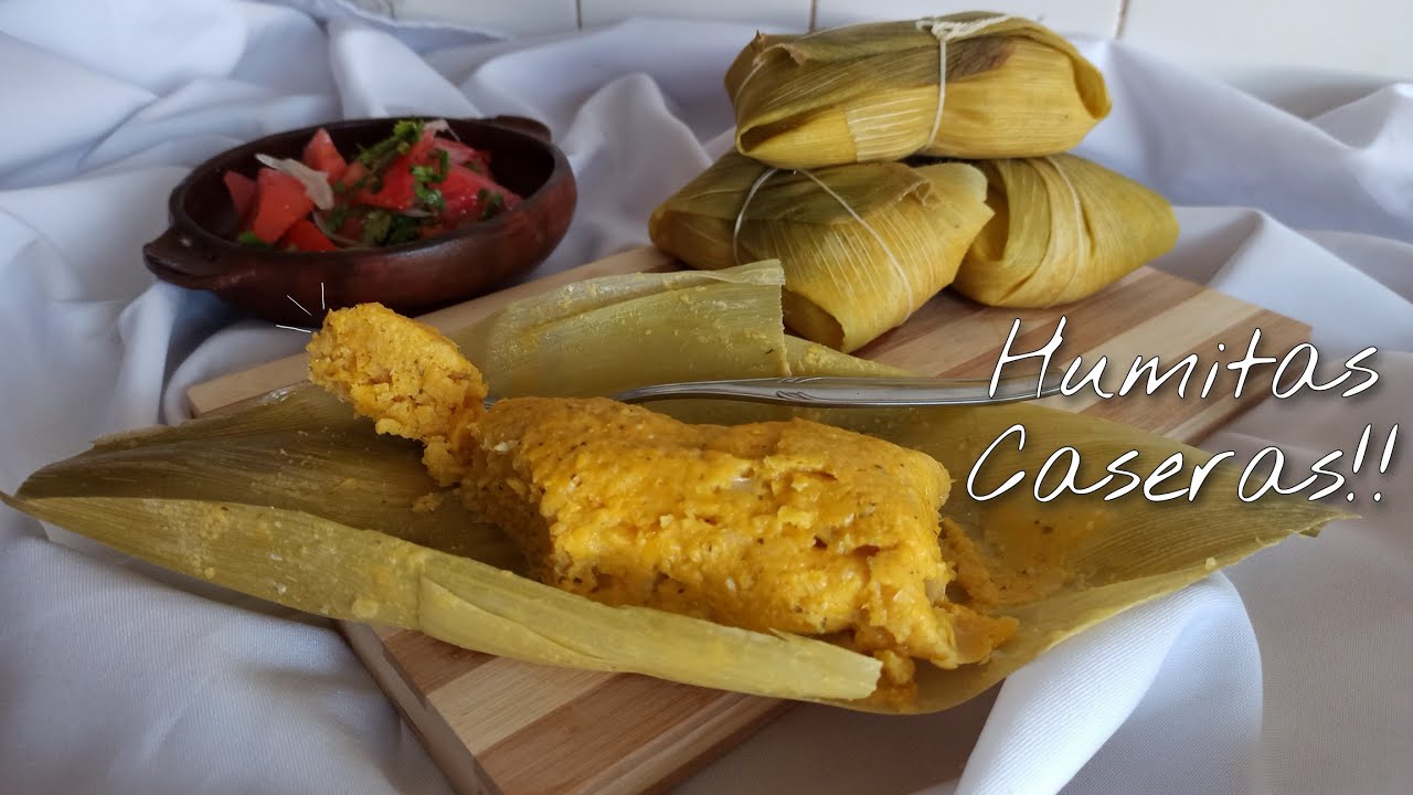 ¡HUMITAS caseras🫔! Receta CHILENA, queda Delicioso -Paso a Paso - YouTube