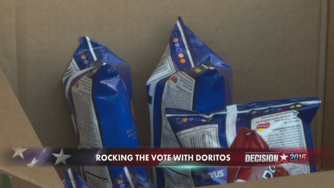 Rock the Vote and Doritos help students register to vote - YouTube