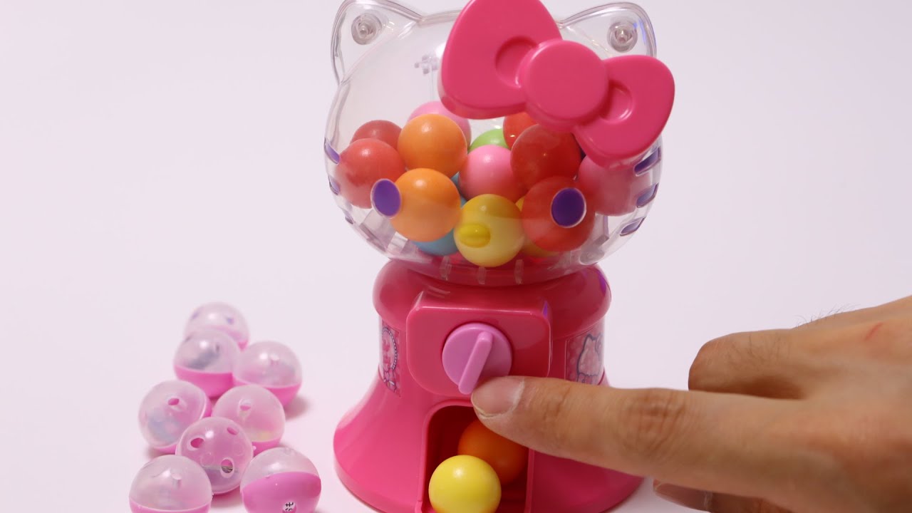 Hello Kitty Gumball Dispenser Sanrio Mini Gumball Dispenser – Japan