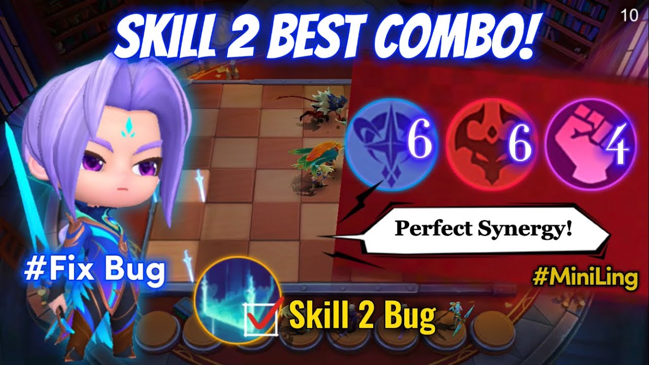 Mini Ling Skill 2 Bug Best Synergy Combo! [magic chess] New Commander ...