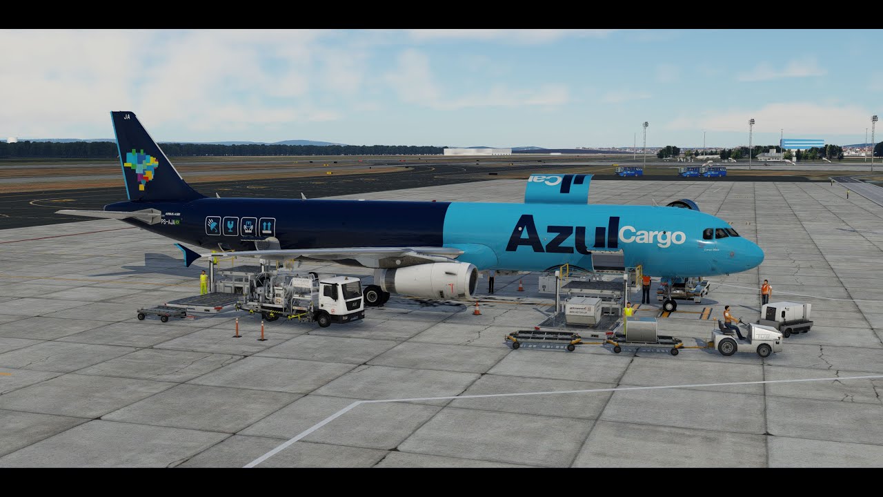[4K] AZUL CARGO | CAMPINAS X CONFINS AIRBUS A321 - YouTube
