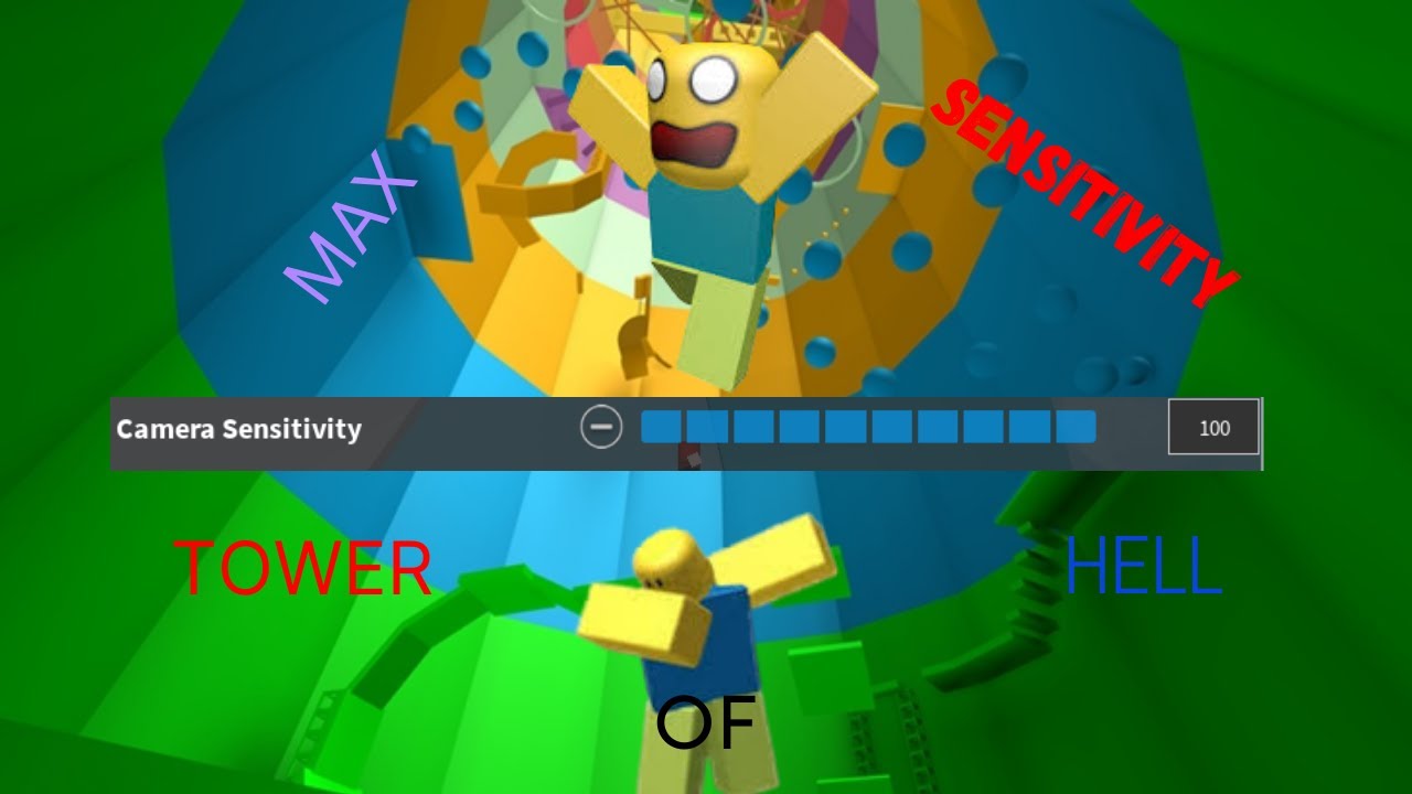 Tower Of Hell But If I Fall/Die My Sensitivity Increases - YouTube